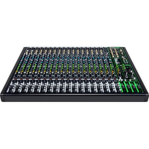 Mackie ProFX22v3 22-Channel Unpowered Mixer USB Bundle with Waveform OEM DAW, 4x Mophead 10-Foot TRS Cable, 4x 10-Foot XLR Cable, 2x 1/4" to 3.5mm Adapter, 10x Cable Ties and Microfiber Cloth