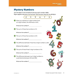 Scholastic Success with Math Grade 4 Workbook