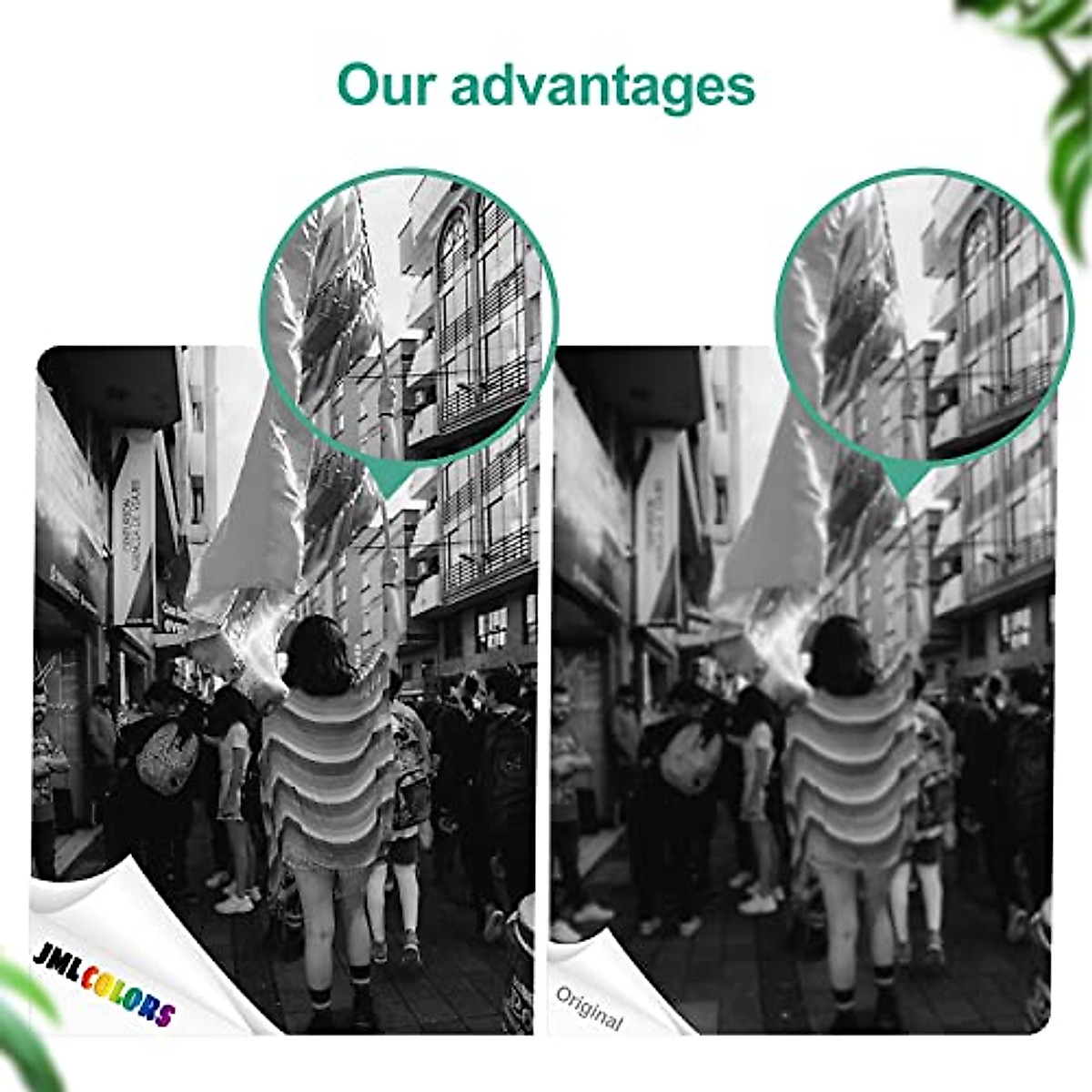 JMLCOLORS TN-450 TN-420 Compatible Brother TN450 TN420 Toner Cartridges Replacement for HL-2270DW HL-2280DW HL-2230 HL-2240 MFC-7860DW MFC-7360N DCP-7065DN Intellifax 2840 2940 Priner(2 Black)