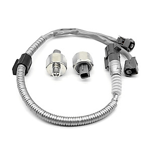 Waricaca 89615-12090 2 Knock Sensors with Harness for Lexus ES300 GS300 IS300 SC300 RX300 RX330 for Toyota Avalon Camry Celica Highlander Sienna Solara 1994-2006 Replaces 89615-12050 KS159 SU537