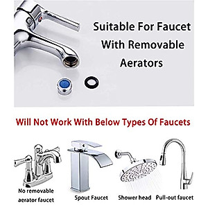 G-Sunny Quick Connector Faucet Mount, Polished Brass, 3/4 inch GHT Garden Hose Adapter, Double Thread, Easy Installation