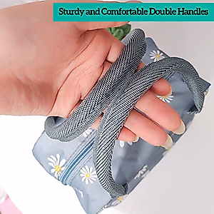 TELLUMO Lunch bag, Insulated Lunch Bag for Women Men Small Lunch Box Container Reusable Leakproof Tote for Office, Work, School, Beach or Travel (Flamingo)