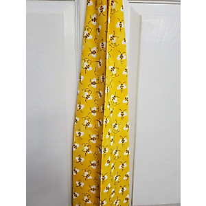 Bumble Bee Neck Towel, Yellow & Black Kitchen Boa, Neck Apron, Kitchen Neck Scarf, Kitchen Scarf, Baker’s Boa, Chef’s Towel, Cooking Towel, Grilling Towel, Gifts under $25