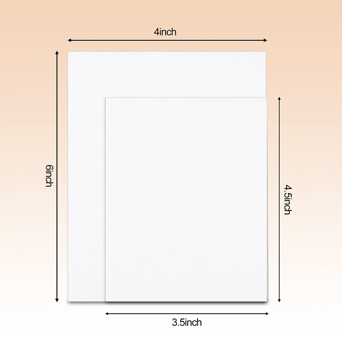 200 Pieces Trading Card Shipping Protectors 4 x 6 Inches Cardboard Mailing Protector Trading Card Packaging for Sports and Trading Cards