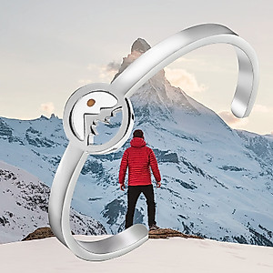 Matthew 17:20 Christian Gift Mustard Seed Jewelry Faith Can Move Mountains Bracelet (silver cuff)