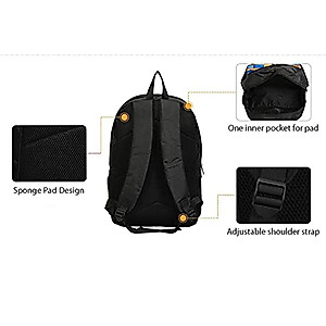 UMocan Daniel the Tiger Lightweight Bookbag,Student Laptop Knapsack Large Capacity Travel Rucksack for Teen