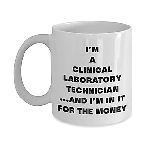 heheta I'm A Clinical Laboratory Technician Mug Coffee Cup Gifts For Laboratory