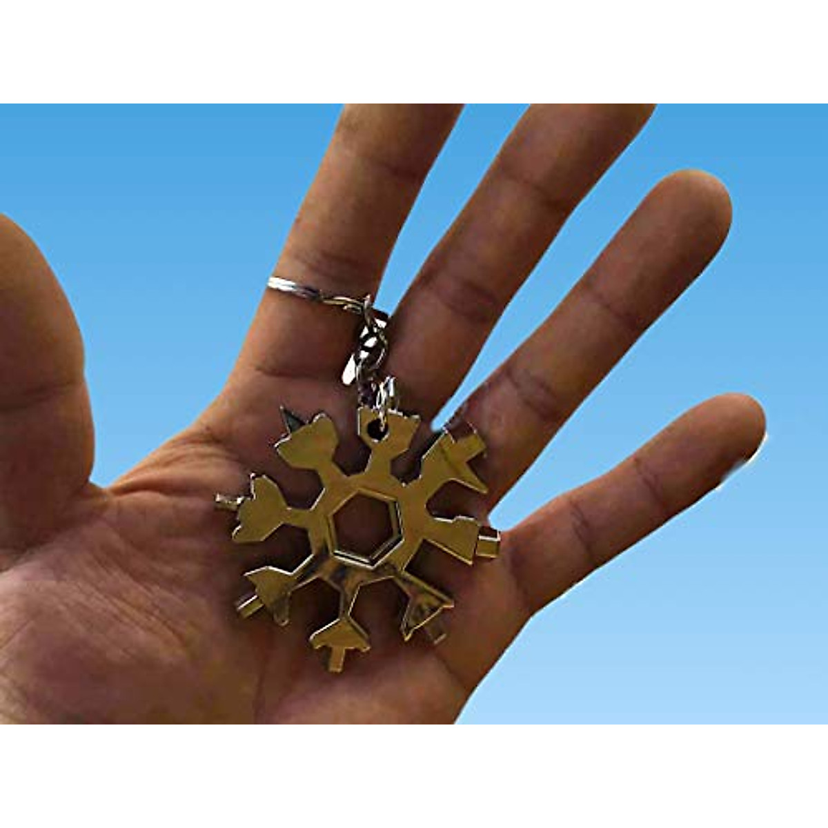 Generic Stainless Steel Snowflakes Multi Tool ,screwdriver,wrench