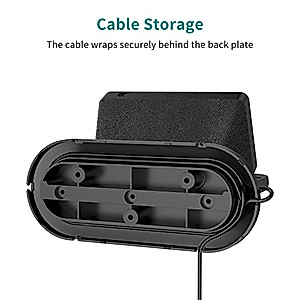 HomeMount Show5 Wall Mount - Space Saving Smart Home Wall Stand Holder Shelf Compatible with Speaker Show 5 (1st & 2nd Gen) Black