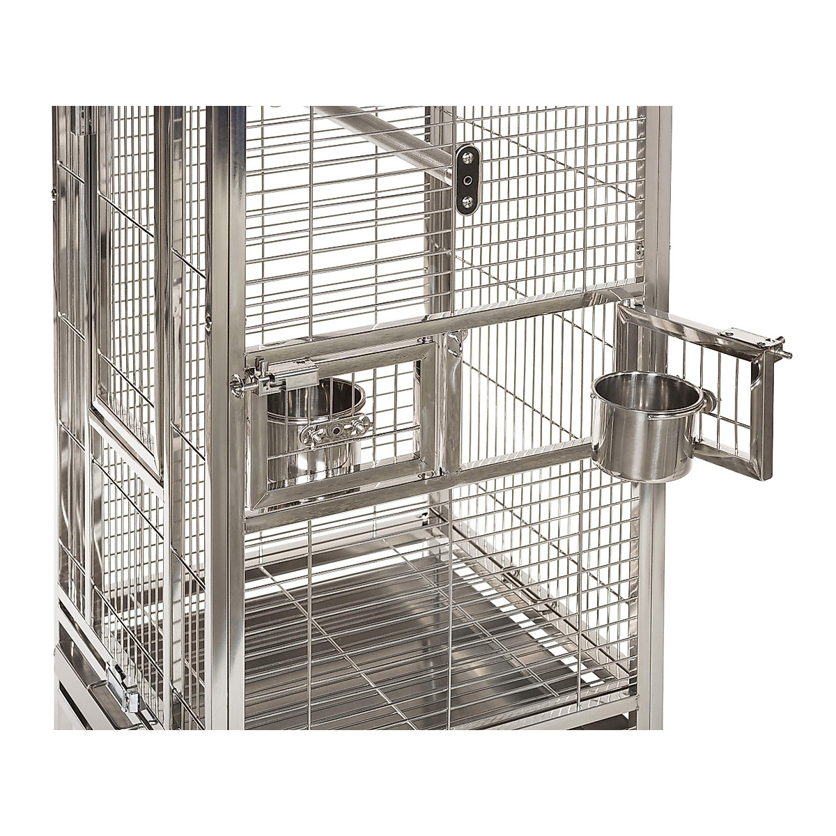 Prevue Pet Products Small Stainless Steel Playtop Bird Cage