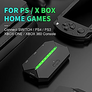 60% Wired Gaming Keyboard and Mouse Combo,Compact RGB Backlit Mini Mechanical Feel Keyboard Converter Adapter,RGB 6400 DPI Lightweight Gaming Honeycomb Shell Mouse for Xbox,PC,Laptop,MAC