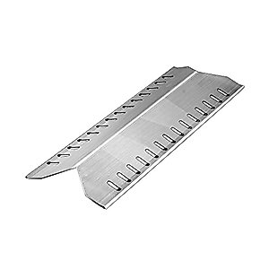 Kalomo 19 9/16” Stainless Steel Grill Heat Plates Heat Shield Tent Burner Cover BBQ Gas Grill Replacement Parts for Huntington 6301-24, 30040HNT, Broil-Mate 24025BMT, Fiesta, Master Forge 30030MSF