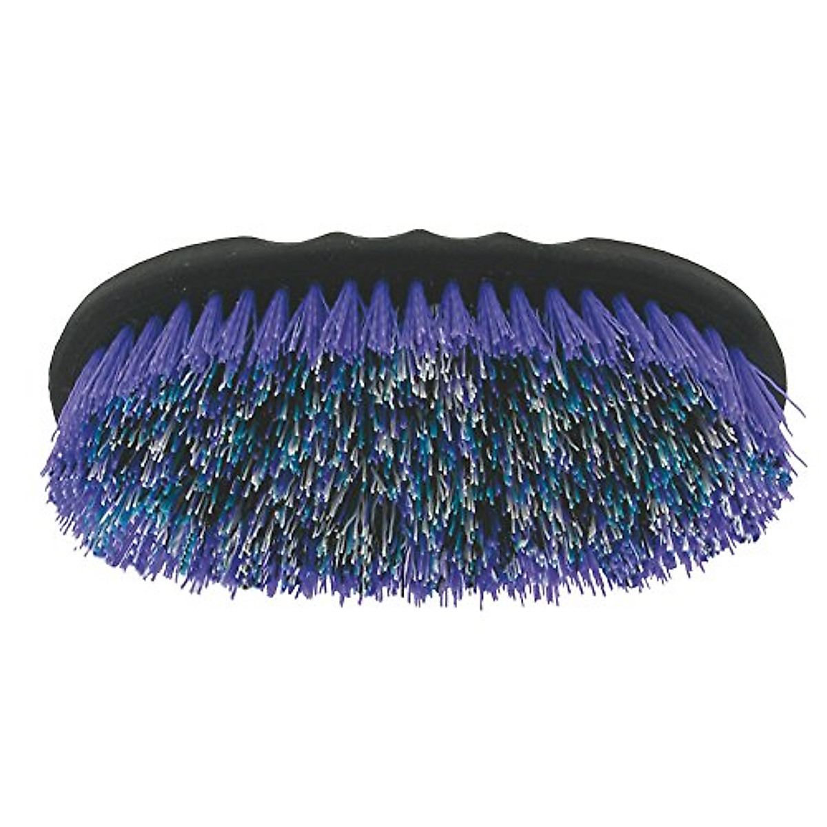 Tail Tamer Firm Synthetic Horse Grooming Brush with Rubberized Grip Back - Small