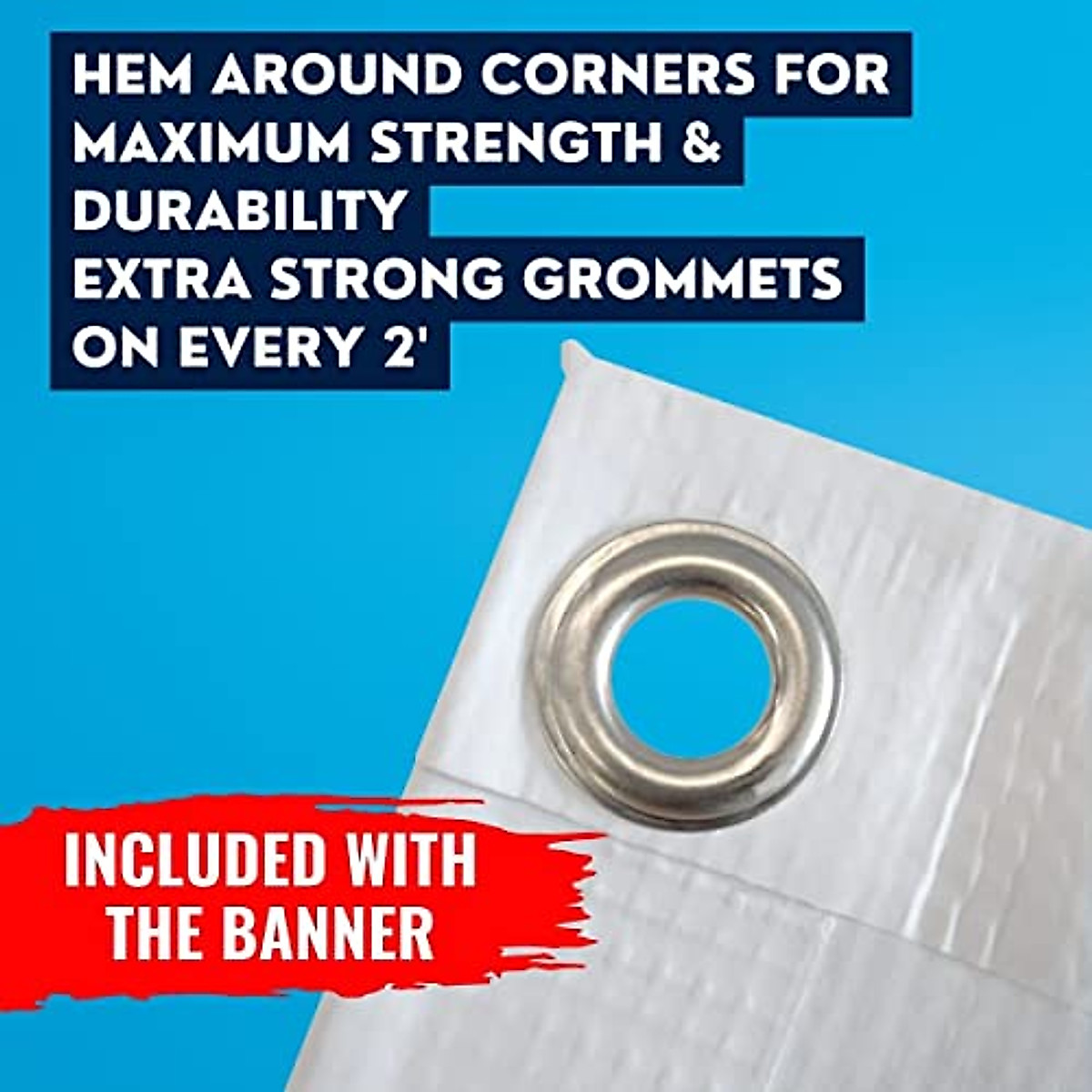 Custom Banner Printing, Vinyl Banners Any Size Banners, Outdoor, Printed Banner Event Business Party Newborn Baby Kids, Birthday Party, Large Custom Vinyl Banner for Party Decoration (2'x4')