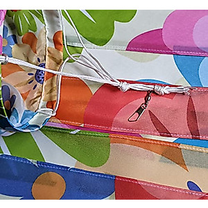 Madrona Brands Bright Flowers Windsock | Durable Outdoor Hanging Decoration | Yard, Garden, Patio, Home and More | 60-Inch