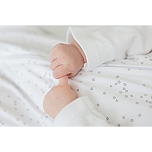 Amazing Baby Cotton Sleeping Sack, Wearable Blanket with 2-way Zipper, Sterling Confetti, Medium (6-12 mo)