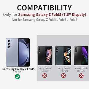 CaseMe for Samsung Galaxy Z Fold 5 Case with S Pen Holder, Z Fold 5 Wallet Case with Card Holder for Women Men, RFID Blocking Kickstand Zipper Shockproof Phone Case for Galaxy Fold 5, Luxury Coffee