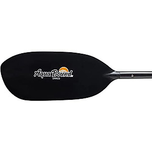 AQUA BOUND Shred Apart Carbon 4-Piece Packraft Paddle-Black-220cm