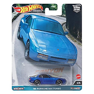 Hot Wheels Premium 2023 Car Culture Canyon Warriors '89 Porsche 944 Turbo 1:64 Diecast Mode Car