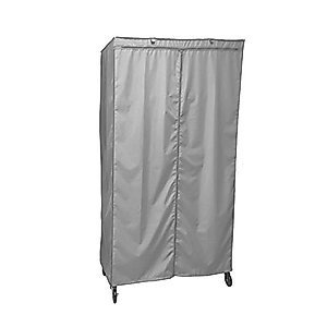 Formosa Covers | The Original Storage Shelving Unit Cover, Keep Garage, Closet, Medical Office, Kitchen, Yard Neat | Wire Steel Metal Shelf Accessories Fits Racks 36" W x 24 D x 72 H (Cover Only Grey)