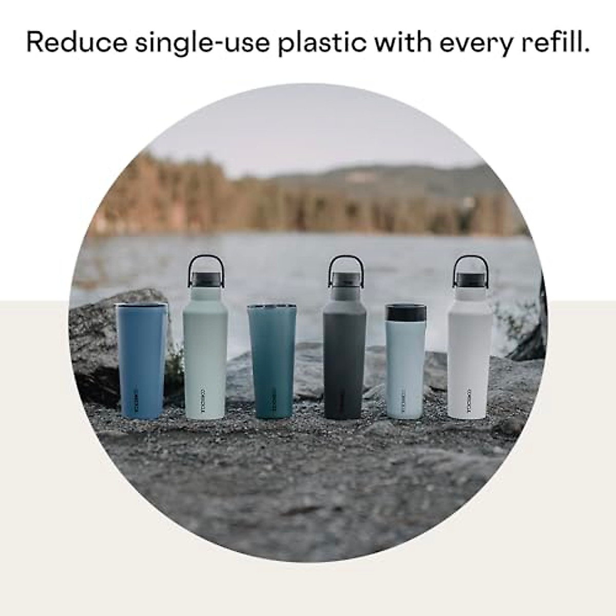 Corkcicle Classic Triple Insulated Coffee Mug with Lid, Dune, 24 oz – Stainless Steel Travel Tumbler Keeps Beverages Cold 9+hrs, Hot 3hrs – Cupholder Friendly Travel Coffee Tumbler