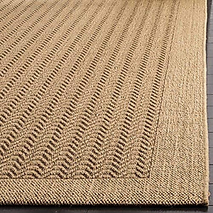 SAFAVIEH Palm Beach Collection Accent Rug - 2' x 3', Maize, Sisal & Jute Design, Ideal for High Traffic Areas in Entryway, Living Room, Bedroom (PAB321M)