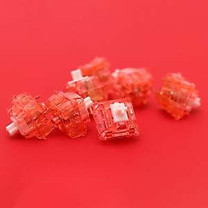 EPOMAKER Ajazz Diced Fruit Peach Switch, Linear, 45+1 Pieces for Mechanical Keyboard Replacement(Ajazz Peach Switch)