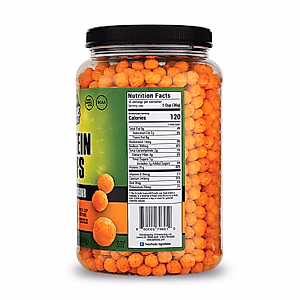 Twin Peaks Low Carb, Keto Friendly Protein Puffs, Jalapeno Cheddar (300g, 21g Protein, 2g Carbs)