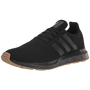 adidas Men's Swift Running Shoe, Black/Black/Gum(2018), 9.5