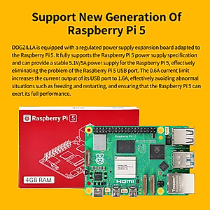 Yahboom Smart Robot Dog Raspberry Pi5 Adults AI Python Programmable 12 Joints Bionic Mechanical Dog Face Color Recognition OpenCV without Lidar (DOGZILLA S1 with Pi5-4G)