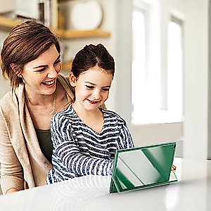 Android Tablet, 10 Inch Tablet with Stand/Glass Housing, 12GB RAM 128GB ROM with 512GB Expand Tablets, WiFi6, IPS + Touch Screen, 6000mAh Battery, Bluetooth5.0, GPS, Dual Camera (Green)