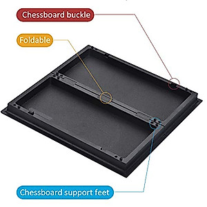 QuadPro Magnetic Backgammon Board Game Set with Folding Board Travel Games for Kids and Adults