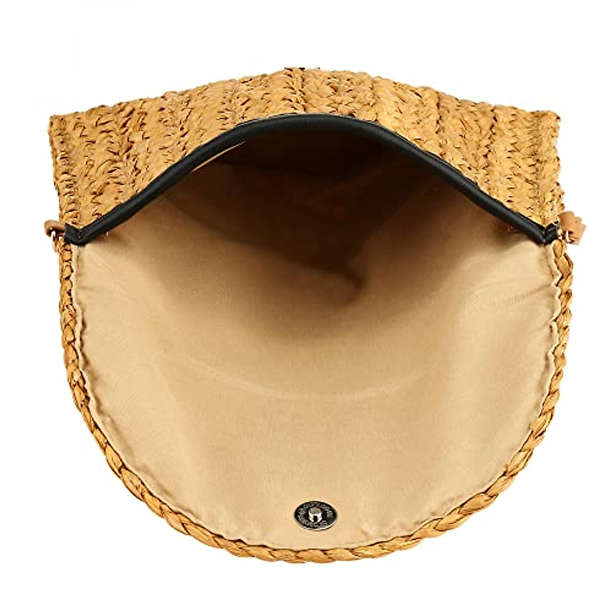 Summer Straw Clutch Envelope Woven Shoulder Bag Crossbody Handbag Purse Wallet for Women (Coffee color)