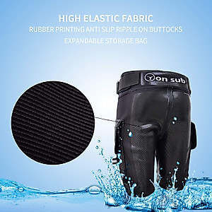 yonsub Diving Wetsuit Shorts Neoprene Men Submersible D Ring Short Pants Mens Rubber Printed Technical Surf Snorkeling Equipment