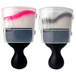 Filiverco 2PCS Car Interior Dust Brush, Car Soft Hair Brush, Car Interior Cleaning Tool for Car Seat, Computer, Dashboard, Air Conditioner Vents