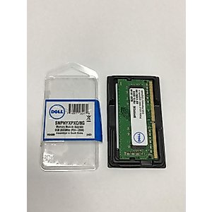 Dell 8GB DDR4 SDRAM Memory Module - 8 GB (1 x 8 GB) - DDR4 SDRAM - 2666 MHz DDR4-2666/PC4-21300 - 1.20 V - Non-ECC - Unbuffered - 260-pin - SoDIMM
