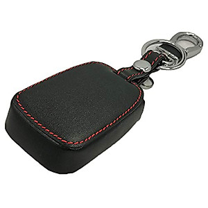 KAWIHEN Leather Key Fob Case Cover Compatible with for 2019 2020 Chevy Silverado 1500 2500HD 3500HD GMC Sierra 1500 2500HD 3500HD HYQ1EA 13529632 13591396