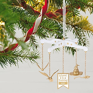 Hallmark Keepsake Christmas Ornament, Year Dated 2021, Harry Potter Wizard in Training Baby Mobile