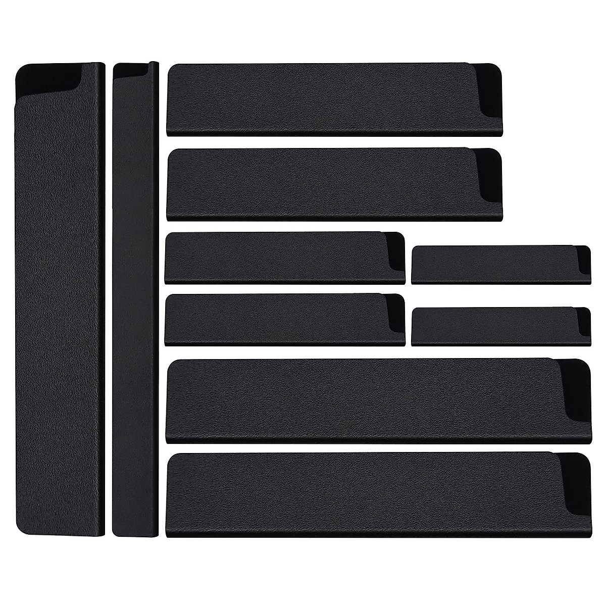 10-Piece Universal Knife Edge Guards, Non-BPA Knife Sheath, Waterproof Abrasion Resistant Felt Lined Knife Cover Sleeves Knife Protectors, Gentle on Your Blades