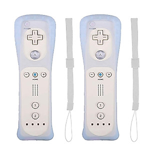 MOLICUI Wii Remote Controller, Wii Game Wireless Controller for Nintendo Wii/Wii U Console,2 Packs,White