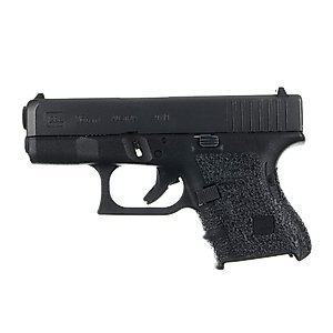 TALON Grips Adhesive Pistol Grip Compatible with Glock 26, 27, 28, 33, 39 – Made in The USA – Gen - Rubber, Black
