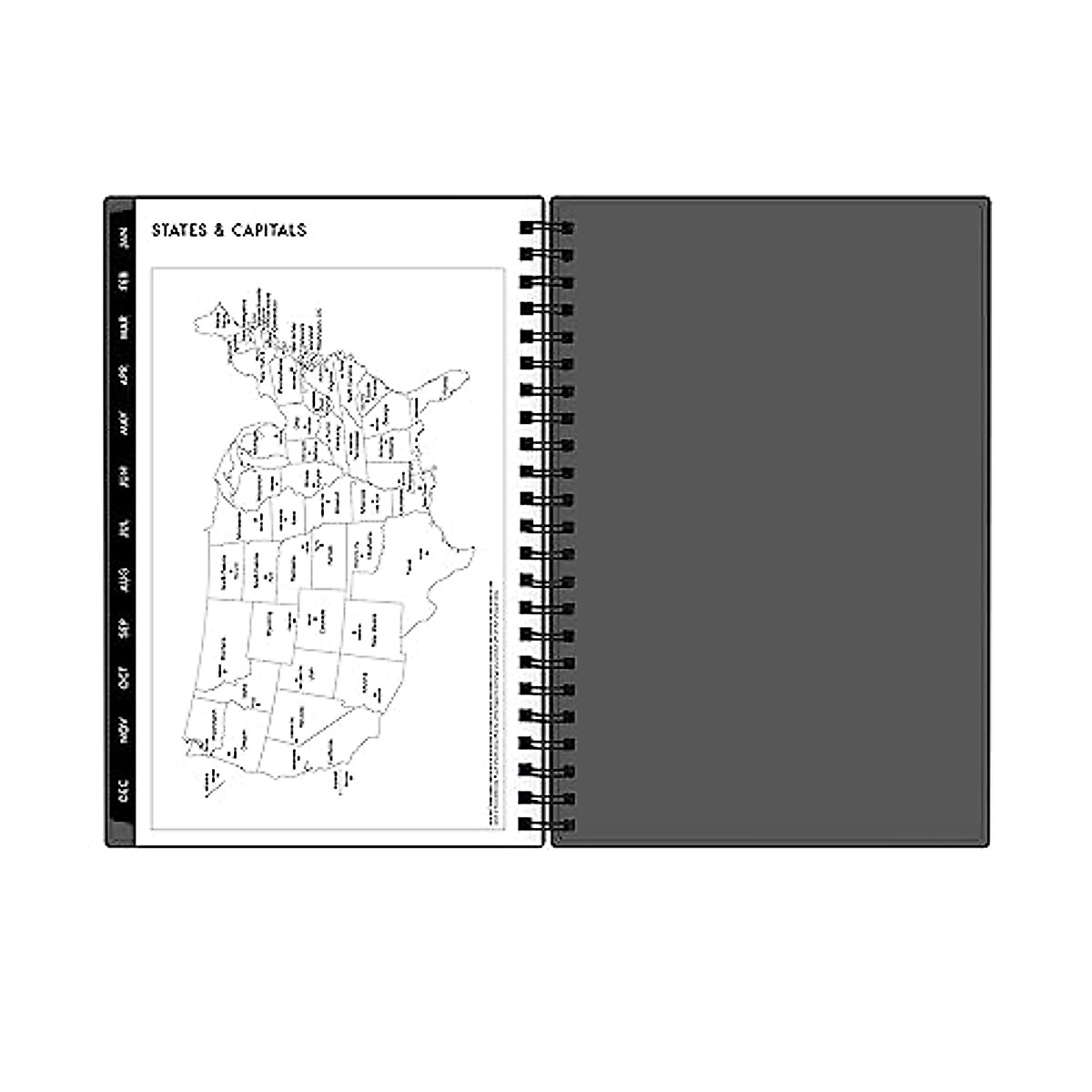 2024 Blue Sky™ ASMBLD Weekly/Monthly Planning Calendar, 5" x 8", Gray, January to December 2024, 145154
