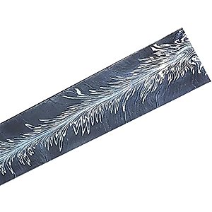 Handmade Damascus Steel Blank Billet black feather Pattern 12 Inches