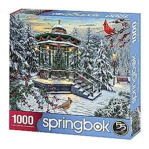 Springbok 1000 Piece Jigsaw Puzzle Holiday Gazebo - Made in USA