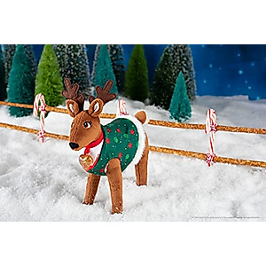 The Elf on the Shelf Elf Pets Christmas Sweater Set - Cozy, Reversible Sweater for Your Elf Pet- Includes 3 Festive Patches