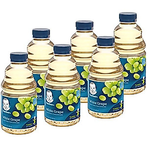 Gerber 100% White Grape Juice, 32-Ounce Bottles (Pack of 6)