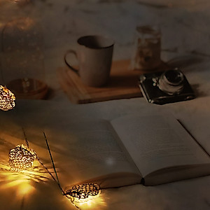 balacoo Owl String Lights Bird String Light with 10 LEDs Halloween String Light Christmas Decoration Lights for Home Garden Outdoor Yard