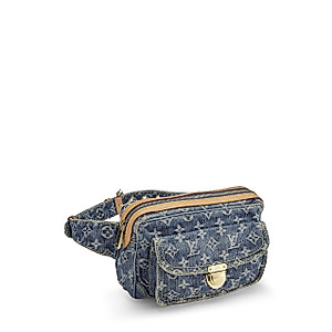 Louis Vuitton, Pre-Loved Monogram Denim Bumbag, Blue