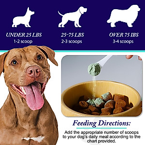 Dog Dental Powder - Dog Teeth Cleaning Powder - Dog Dental Care - Targets Tartar & Reduces Plaque & Bad Breath - Teeth Cleaning Made Easy Eliminate - Formulated for Small, Medium, Large Dogs