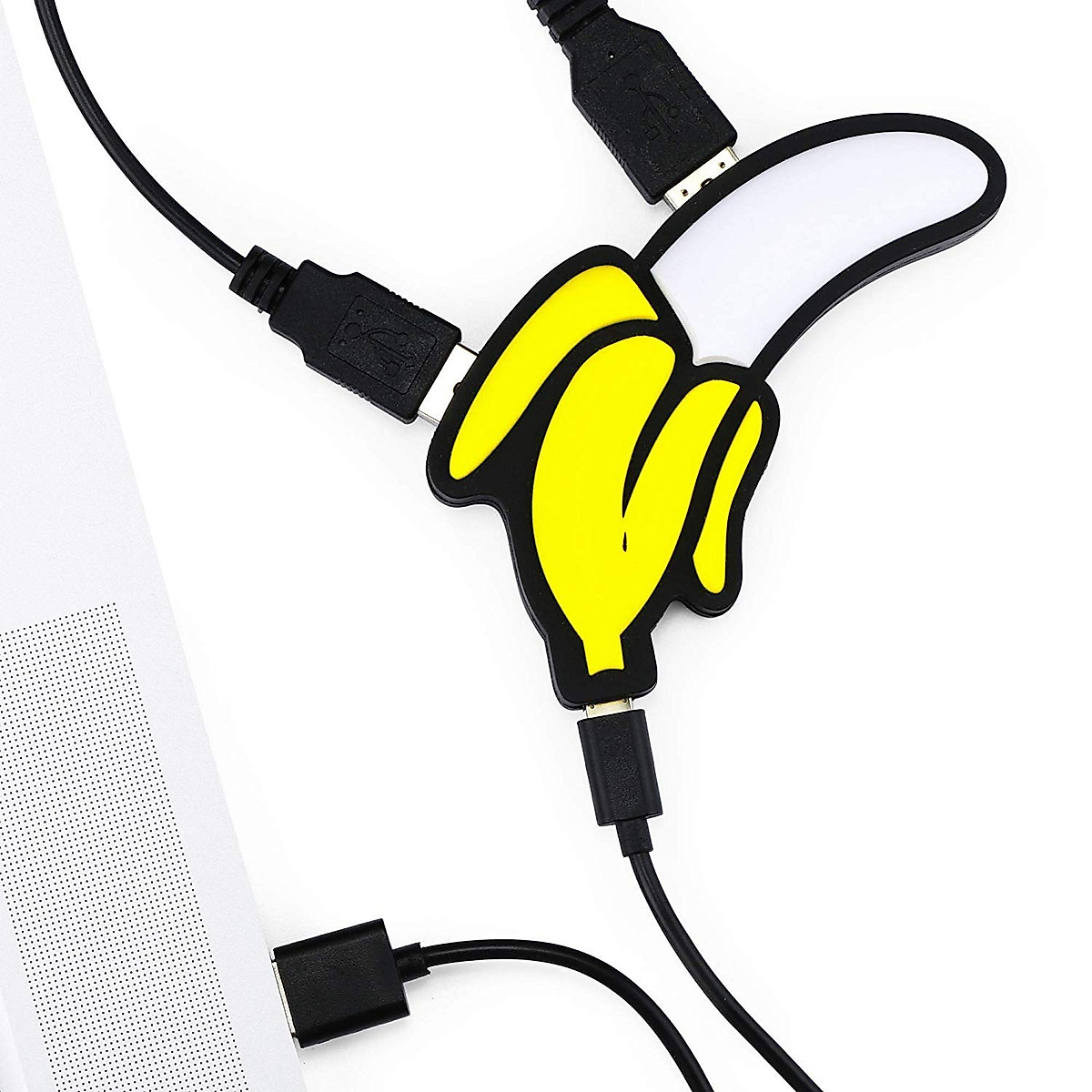 Mustard Banana USB Hub with 4 x USB Ports